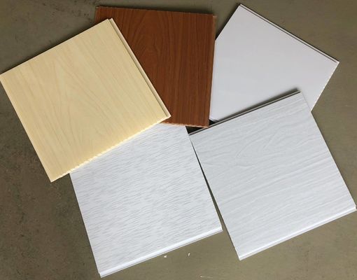 Laminat PVC Tavan Panosu Saf Beyaz PVC Panel Mat Beyaz PVC Tavan Duvar ...