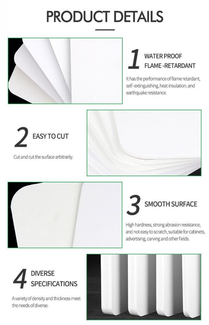 8mm PVC Foam Boards White Foam Board 4x8 Waterproof PVC Foam Board Panels